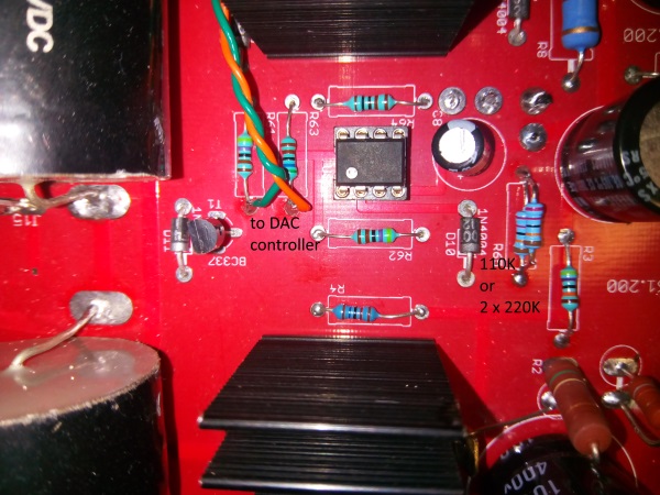 Hi-End DAC tube output stage
