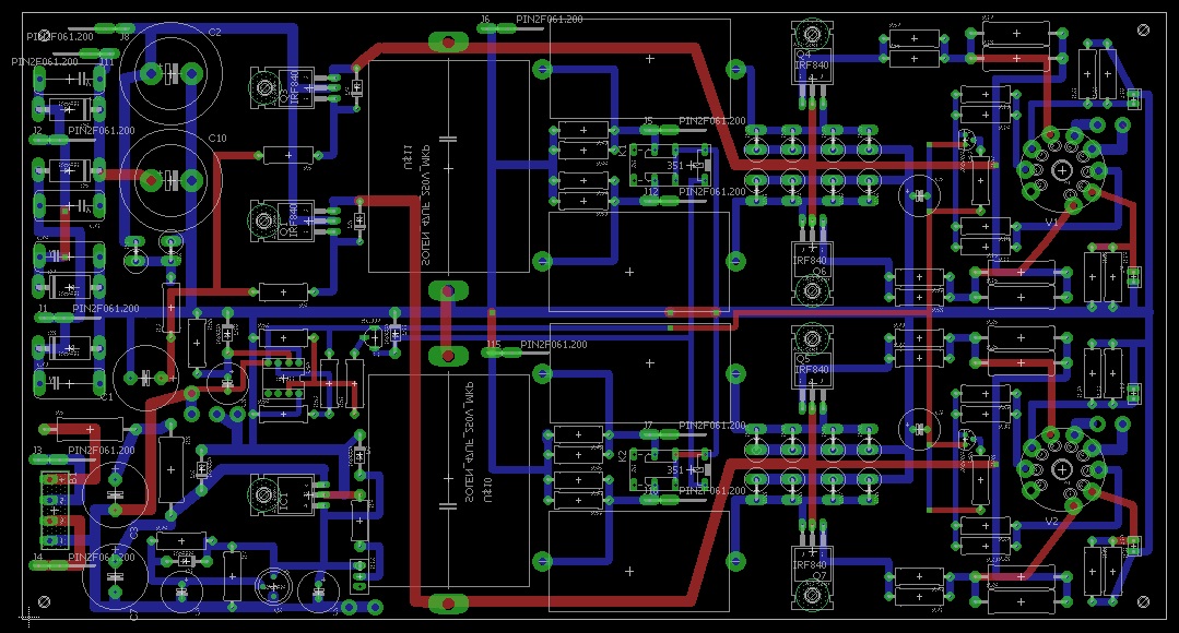 Hi-End DAC tube output stage