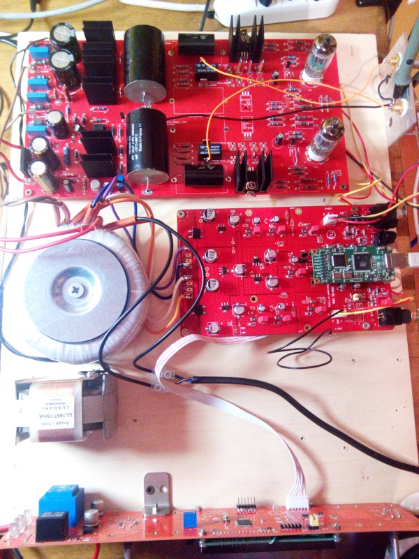 Hi-End DAC tube output stage